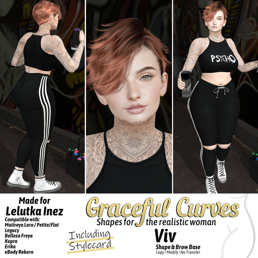 Second Life Marketplace - *Graceful Curves* Viv Shape - Lel Inez- Lara ...