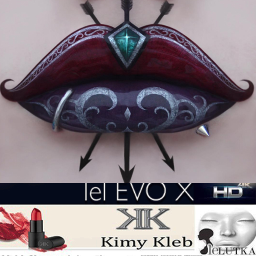 Second Life Marketplace - Lelutka Evo X Lips Lipstick WAR MAKEUP}