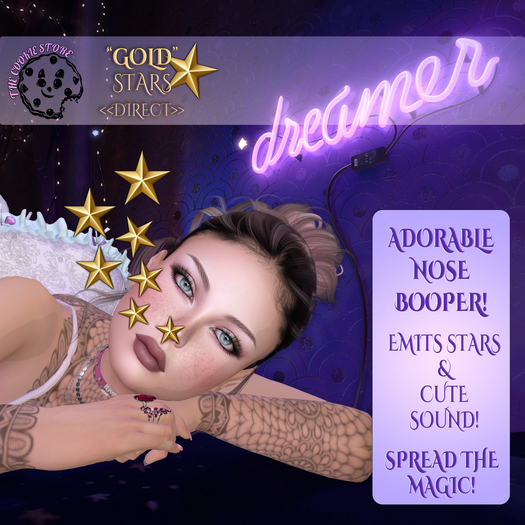 Second Life Marketplace - Nose Boop (DIRECT/STARS/GOLD)