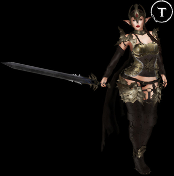 Second Life Marketplace - Dark Angel SET - LEG GREAVES (MAITREYA)