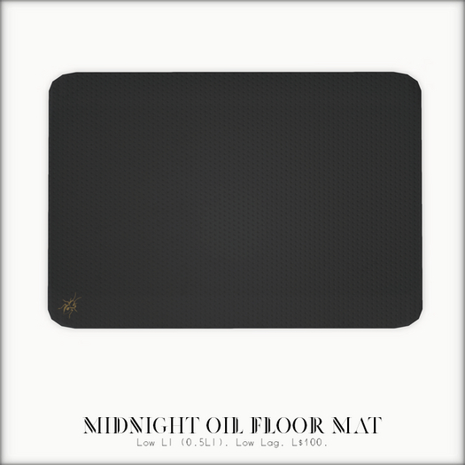 Second Life Marketplace - -Jane&Finch- Midnight Oil Floor Mat