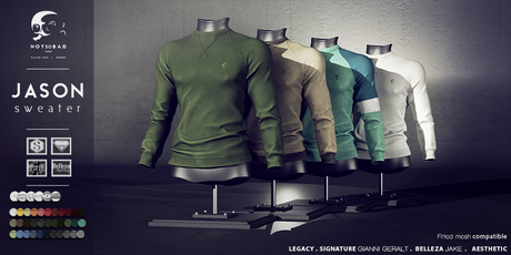 Second Life Marketplace - not so bad . mesh . JASON Sweatshirt . demo