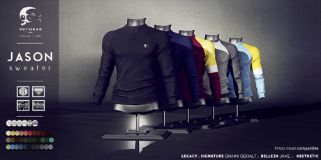 Second Life Marketplace - not so bad . mesh . JASON Sweatshirt . demo