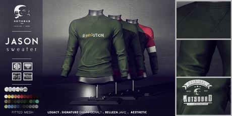 Second Life Marketplace - not so bad . mesh . JASON Sweatshirt ...
