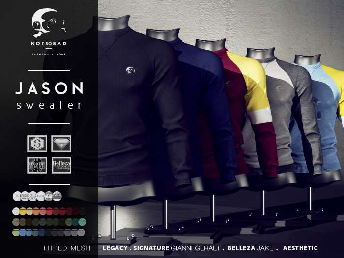 Second Life Marketplace - not so bad . mesh . JASON Sweatshirt ...