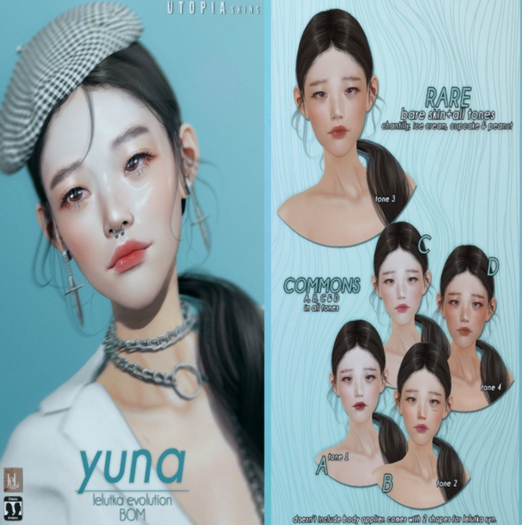 Second Life Marketplace - [Utopia] - Yuna - RARE