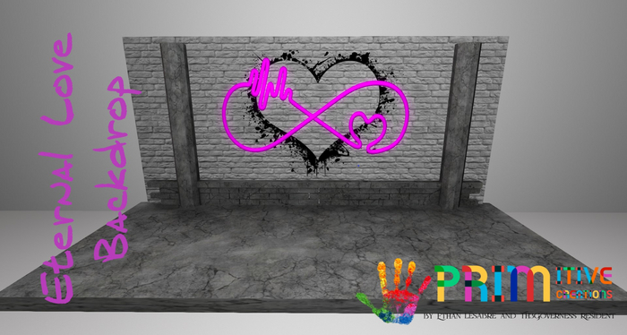 Second Life Marketplace - PRIMitive Backdrops - Eternal Love