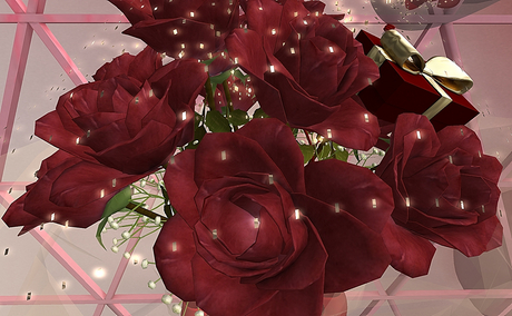 Second Life Marketplace - CJ Rose Bouquet red with Cellophane ...