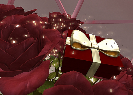Second Life Marketplace - CJ Rose Bouquet red with Cellophane ...
