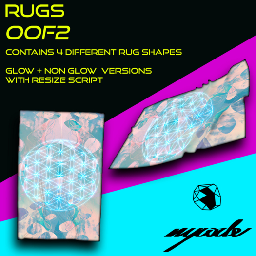 Second Life Marketplace - Nyc0d3 Rugs "OOF2"