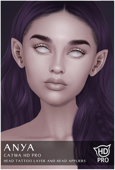 Second Life Marketplace - WYRD - Catwa HD Pro - Anya - PROSE (Head ...