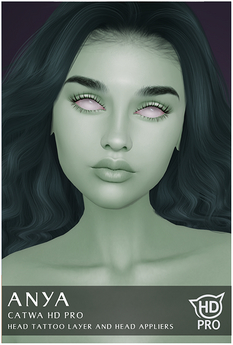 Second Life Marketplace - WYRD - Catwa HD Pro - Anya - JORD (Head skin ...
