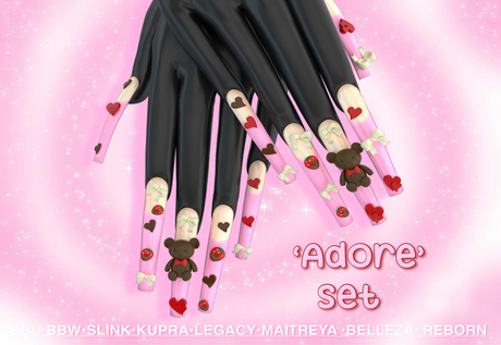 Second Life Marketplace - pixzie;* 'Adore' set