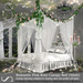 Second Life Marketplace - Swank & Co. Romantic Pink Rose Canopy Bed (Adult)