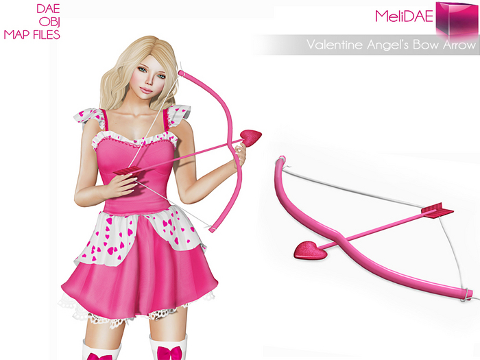 Second Life Marketplace - Dae, Obj, FBX, And Texture Files Valentines ...