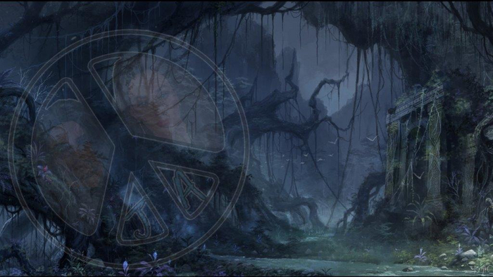 Second Life Marketplace - 242 - Fantasy - Dark - Trees - Fog - Privacy ...