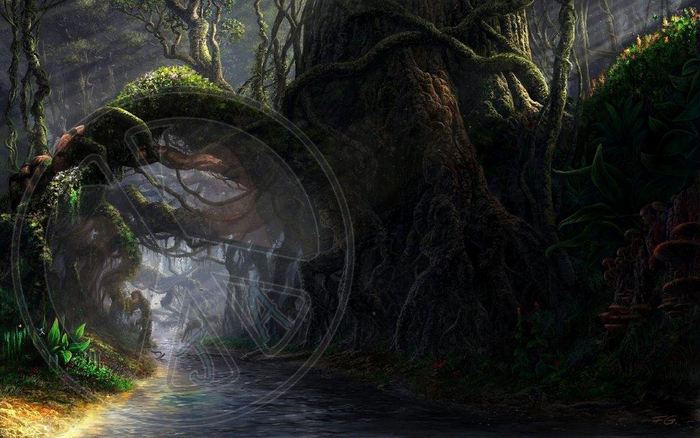 Second Life Marketplace - 255 - Fantasy - Forest - Big Fantasy Tree ...