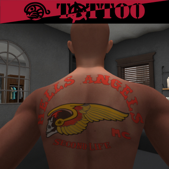 Second Life Marketplace - Hell's angels tattoo for male