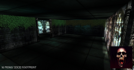 Second Life Marketplace - :::NEKROS::: GOTHIC CASTLE ROOM SKYBOX