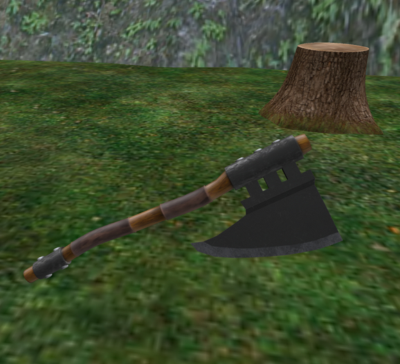 Second Life Marketplace - Ancestral Axe [G&S], slow wearing axe to cut ...