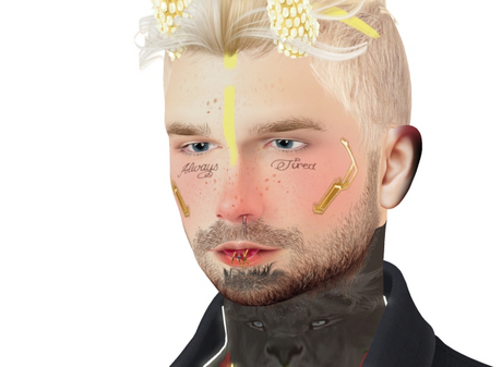 Second Life Marketplace - Rich & Blind : BOM EVOX Cyberpunk Gold Cyberware