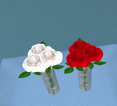 Second Life Marketplace - Roses Red-white