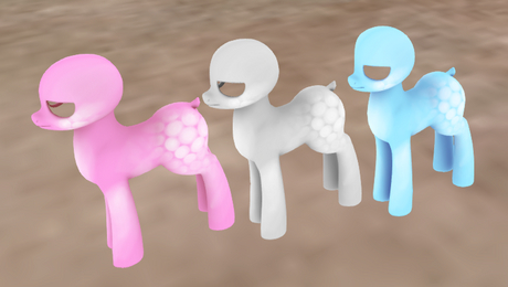 Second Life Marketplace - [QR] Open Pony Blushed Skin Set