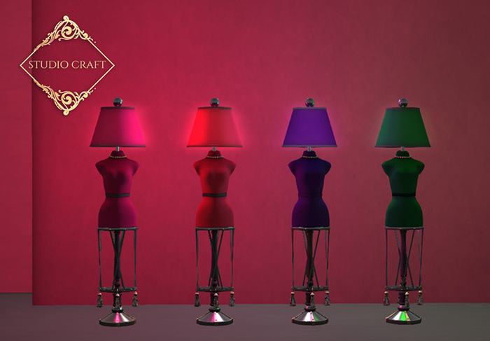 Second Life Marketplace - Studio Craft * Backstage Torso Lamp (BOX)