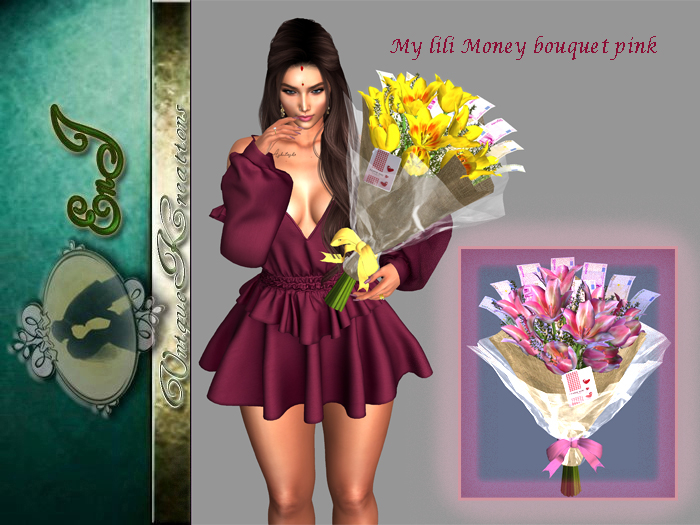 Second Life Marketplace - My lili Money bouquet pink