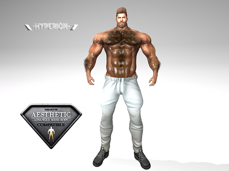 Second Life Marketplace - ::HYPERION:: Steel Gray Joggers Omega Applier