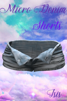 Second Life Marketplace - (Apy Licious Designs) Micro Denim Shorts (Isis)