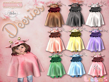 Second Life Marketplace - Lilla's Deeries Bebe Toddler White