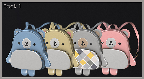 Second Life Marketplace - MIDNA - Glinda Backpack [Pack 1]