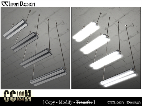 Second Life Marketplace - CCLoon Design - Ceiling Club Lights A BOXED
