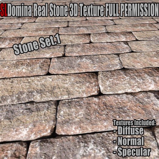 Second Life Marketplace - [FP] SLDomina Professional 3D real stone ...