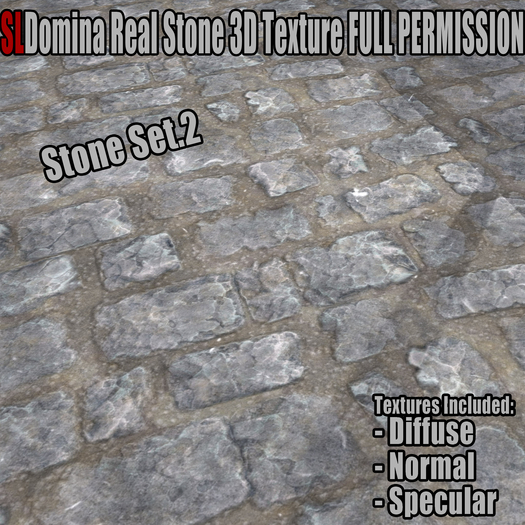 Second Life Marketplace - [FP] SLDomina Professional 3D real stone ...