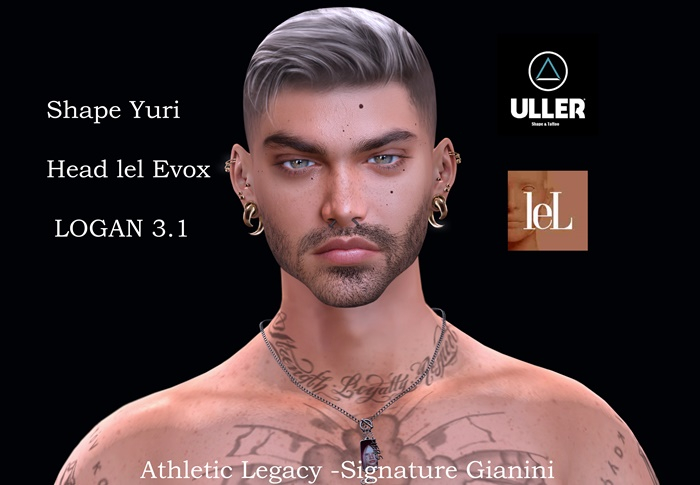 Second Life Marketplace - Shape Yuri lel EvoX LOGAN Head 3.1