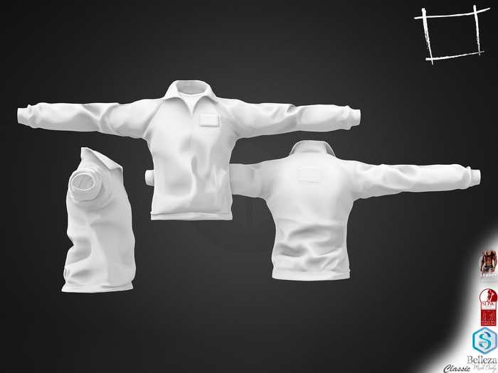 Second Life Marketplace - Full Perm Male Hooded Sports Top Slink Male ...