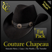 Second Life Marketplace - CC FAT PACK - CC Reno Cowboy Hat BOXED