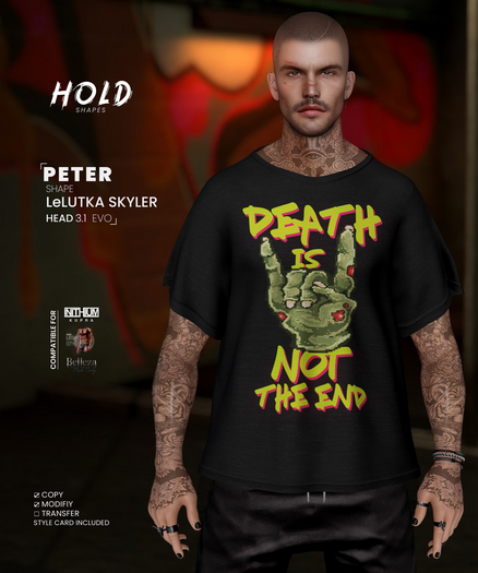 Second Life Marketplace - HOLD SHAPES - Peter - Shape LeLUTKA Skyler 3. ...