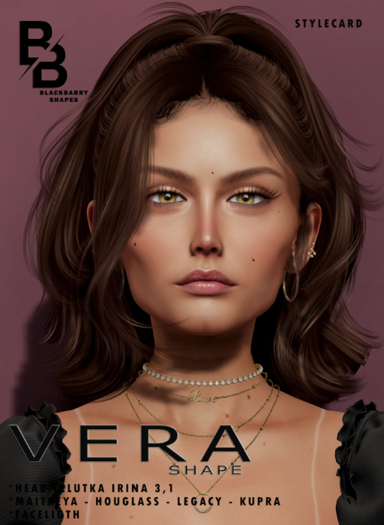 Second Life Marketplace - * BB* VERA Shape -LELUTKA HEAD IRINA 3.1- Add