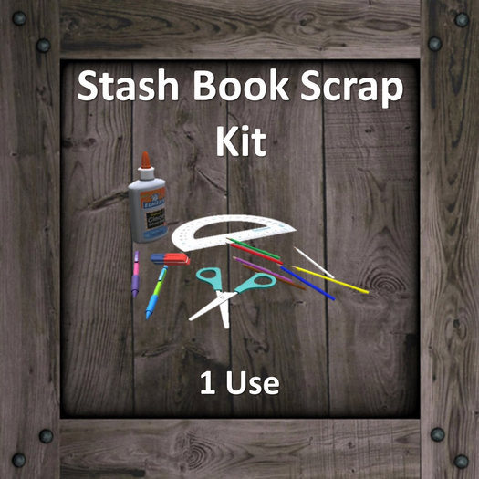 Second Life Marketplace - DFS Stash Book Scrap Kit (DFS Texture Only)