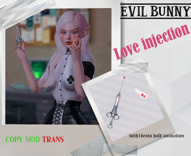 Second Life Marketplace - .:: Evil Bunny ::. Love injection