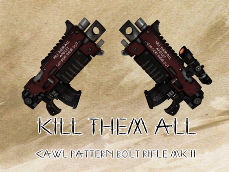 Second Life Marketplace - Kill Em All - Cawl Pattern Bolt Rifle MK II ...