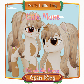 Second Life Marketplace - PLF. Cute mane [OP] {Unpack hud}