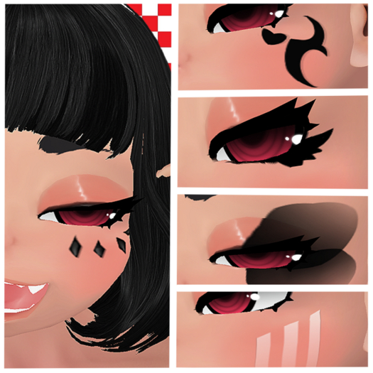 Second Life Marketplace - [GIFT] IMP HEAD - BOM markings set