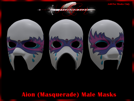 Second Life Marketplace - ~Valkyrian~Aion (Masquerade) Masks (ADD)