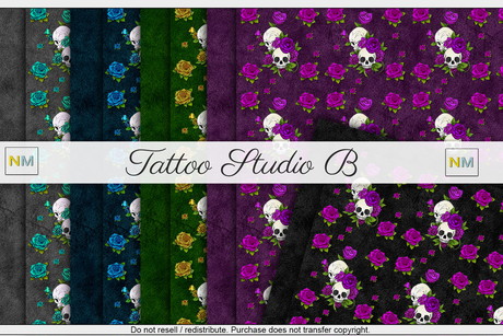 Second Life Marketplace - Tattoo Studio B Leather Matchup Kit 10 ...