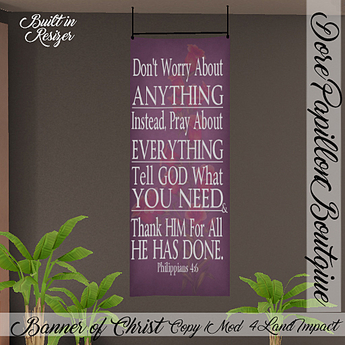 Second Life Marketplace - DPB Banners of Christ - Anything & Everything