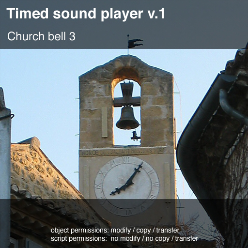 Second Life Marketplace - Timed Sound Player v.1 - church bell 3
